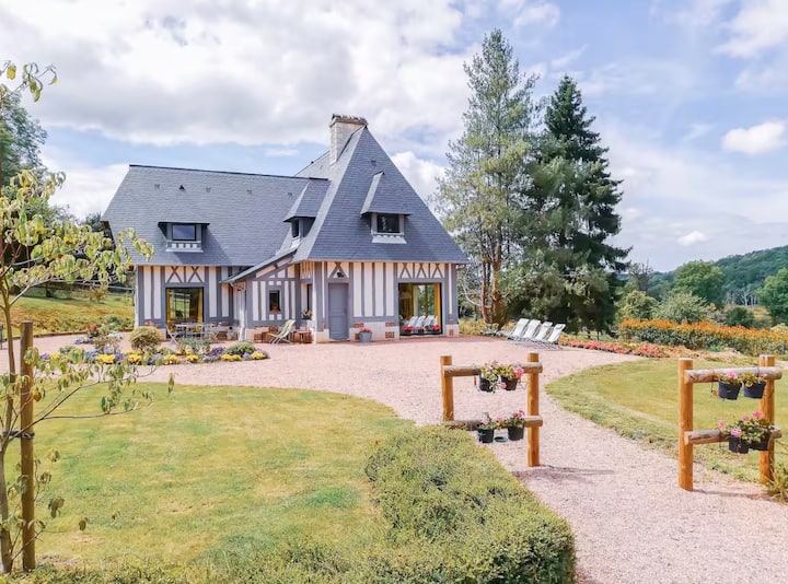 Magnifique Maison
Proche Deauville Sauna Cheminée - Pont-l'Évêque
