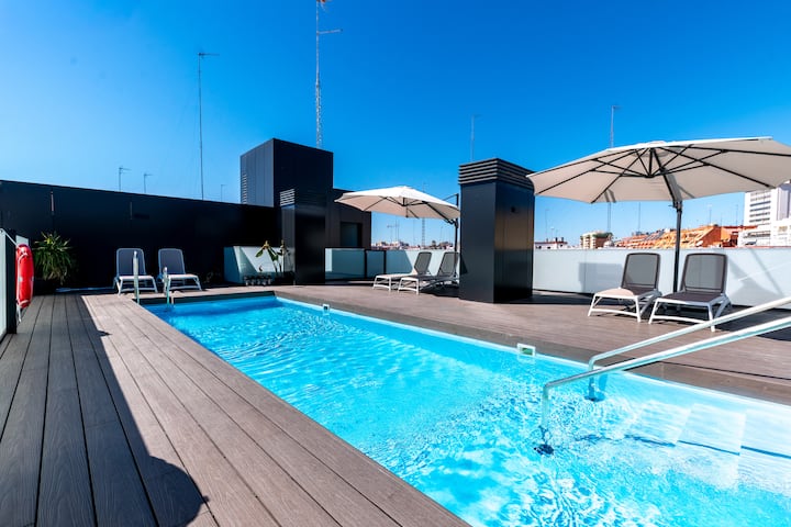 One&lux Virgen Del Valle - Private Terrace & Pool - Sevilla