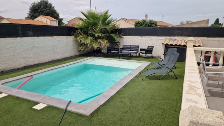 Villa Avec Piscine Proche De Nîmes - Bellegarde