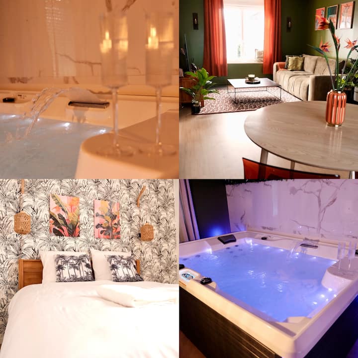 Jungle Room Et Son Jacuzzi - Gironde