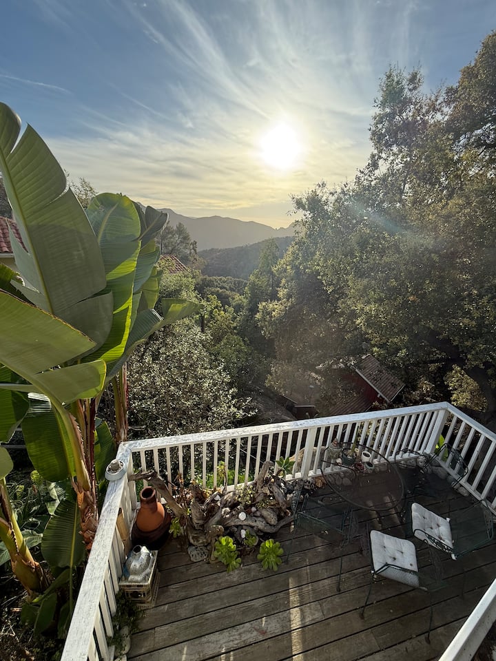 Private Apartment W/ Outdoor Deck & Canyon Views! - Topanga
