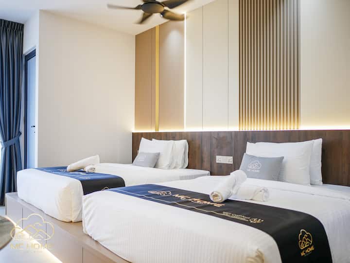 [-20%] Prime Fam 2bed Suite_2-4pax_komtar Seaview - Pulau Pinang