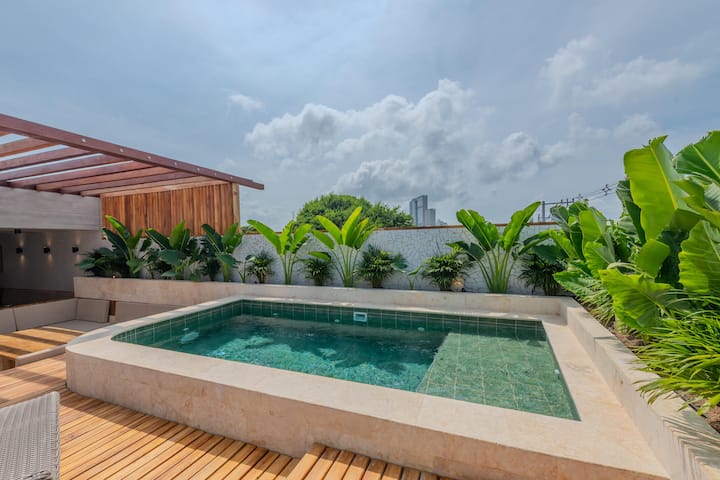 Deluxe House With Pool 8br Getsemani - Cartagena