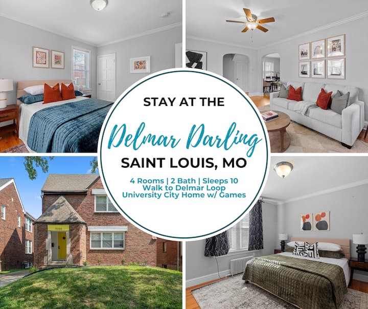 The Delmar Darling | Walk To Loop + Near Wash U - St. Louis, MO