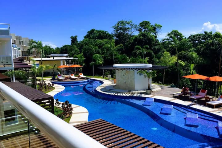 Cozy Place In Tulum Country Club With Beach Access - Akumal