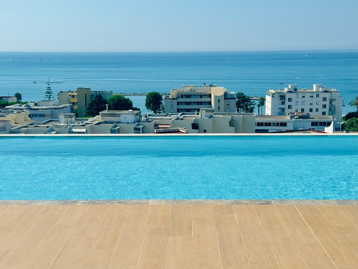 Sublime Studio Spacieux De 32m² Avec Piscine & Spa - Saint-Laurent-du-Var