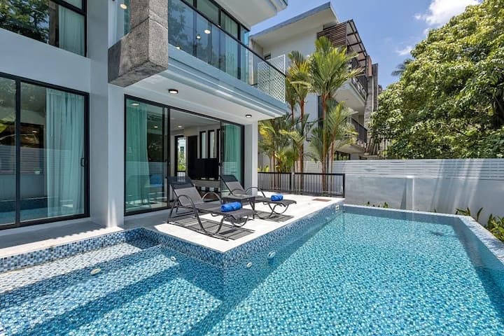 Villa Design 3 Chambres Confort Vue Golf Wifi - Phuket