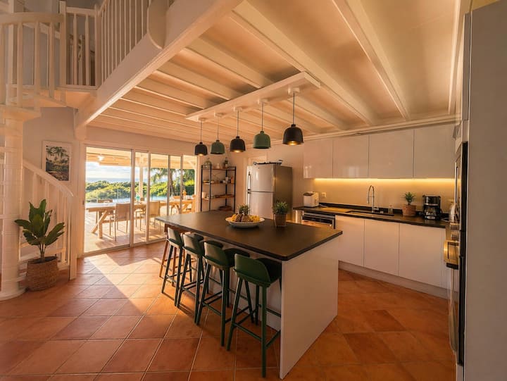 Villa Du Cap 5 éToiles Piscine Spa Vue Mer Unique - Guadeloupe