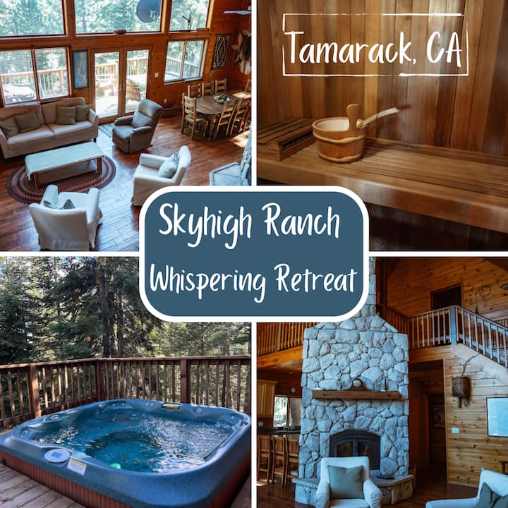 Skyhigh Whispering Retreat | Hot Tub | Sleeps 8 - Bear Valley, CA