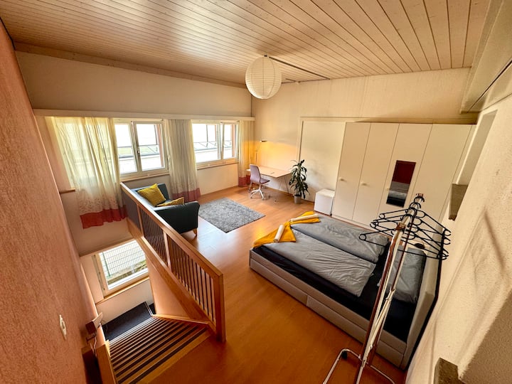 Zentrales, Helles Zimmer Mit Workspace In Bern - Berne