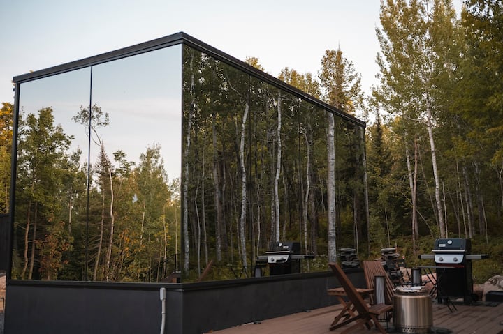 Mirror Cabin - Private Sauna, Firepit, Bbq - Aura - Lutsen, MN