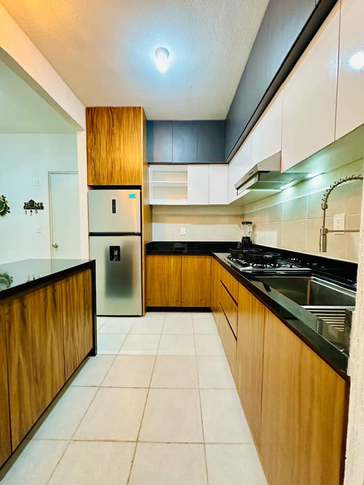 Alojamiento Acogedor Con Cocina De Lujo Y Alberca - Cancún