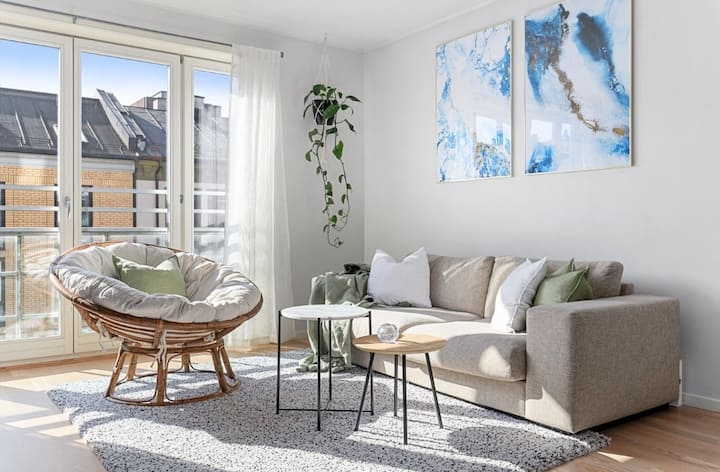 Bright & Modern Flat Near City Center! - 오슬로