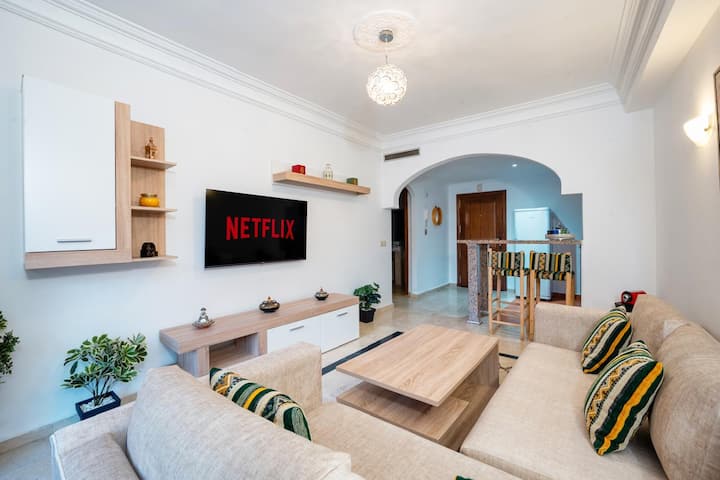 Marrakech Appart With Balcony And Netflix| Pool - Marrakesh