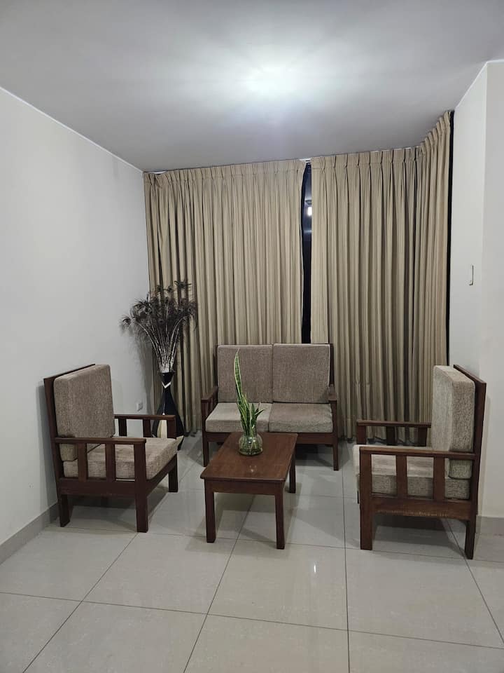 Departamento Amoblado Residencial La Angostura Ica - Ica