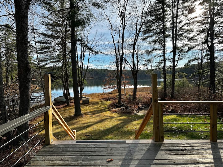 Peaceful Private Lakefront Escape W/ Screen Porch - Greenfield, NH