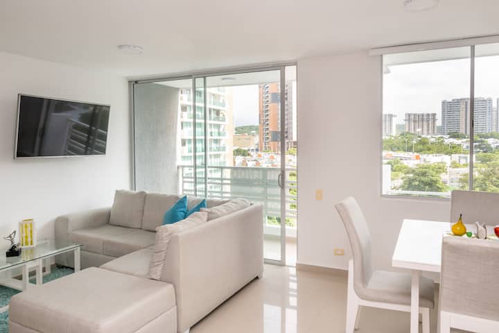 Apartamento Familiar · Piscina · 3 Habitaciones - Barranquilla