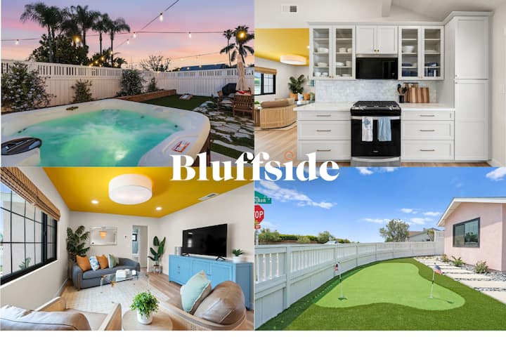 New, 3/2 Fam Friendly, Bbq, Hot Tub, Central, Lux! - Del Mar, CA