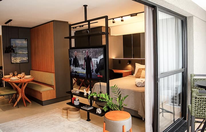 Hub Bueno Goiânia | Varanda Premium + Estilo - Goiânia