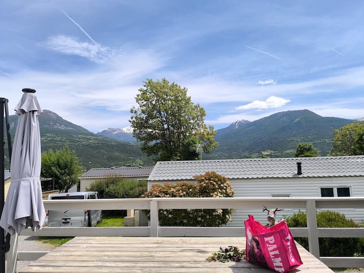 Mobil Home Haut De Gamme Vue Orientée Plein Sud - Embrun
