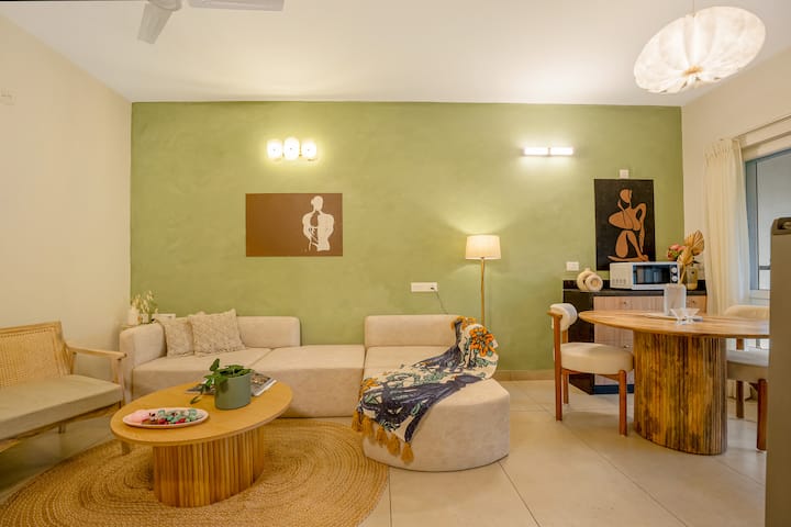Staymaster Zyric B403 | 1br | Serviced | Pool - Goa