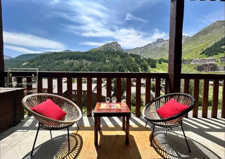 Appt 30 M2 Super Vue 180° Sur Stationgrd Balcon - La Foux d'Allos