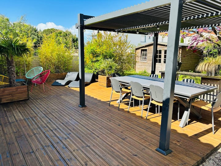 Maison Cosy Avec Jardin & Terrasses Ensoleillées - Châtelaillon-Plage