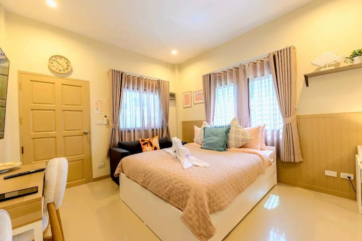 Chaweng9 Beach Walk 2mins. New Big Pool Max 4 Pax - Koh Samui