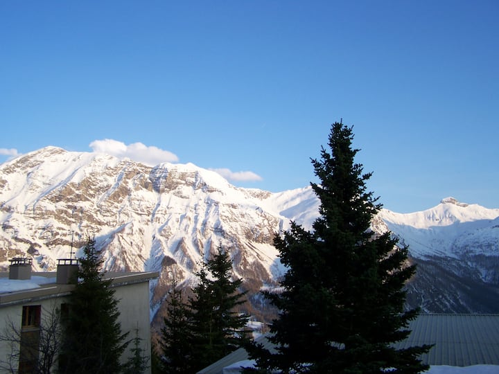 Studio 35m2 1 éToile Avec Vue Sur Les Montagnes - Orcières Merlette