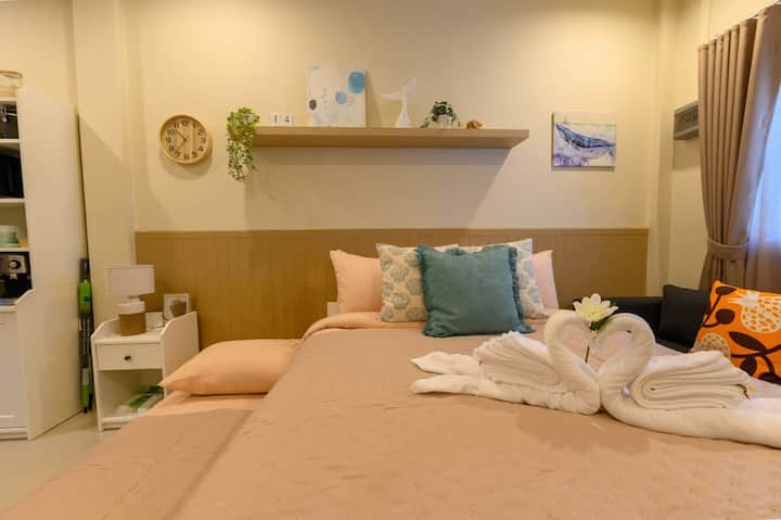 Chaweng10 Beach Walk 2mins. New Big Pool Max 4 Pax - Koh Samui