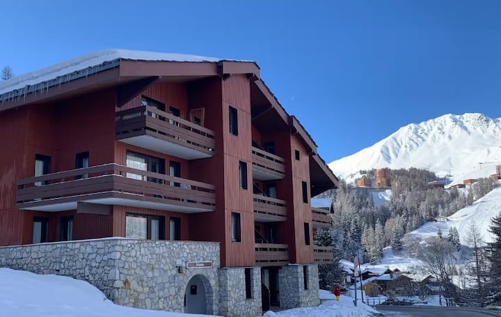Studio Divisible 4 Personnes La Plagne 2 Chambres - Les Coches