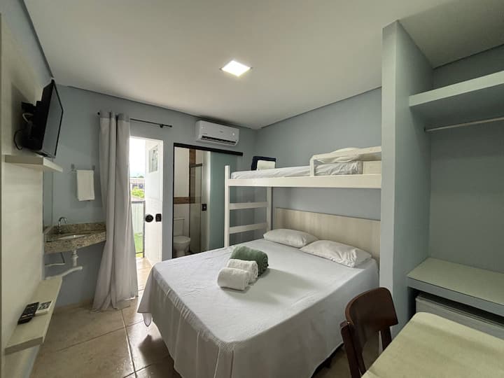 Quarto Individual Ou Casal - Pousada Costa Verde - Duque de Caxias