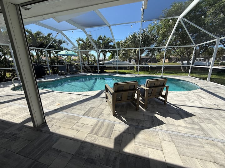 Punta Gorda Isles Waterfront W/ Heated Pool 3/2 - Punta Gorda, FL