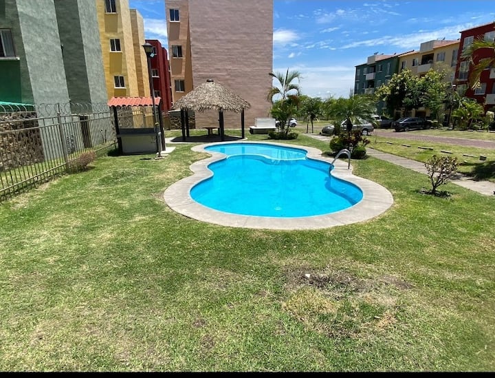 Departamento Con Alberca Para Escapada Fin Cdmx - 쿠에르나바카