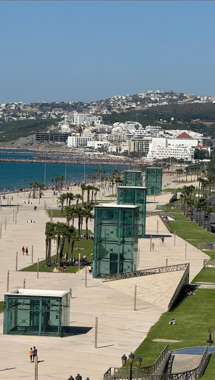 Vue Mer | Terrasse Privée | Plage Malabata | Tgv - Tangier