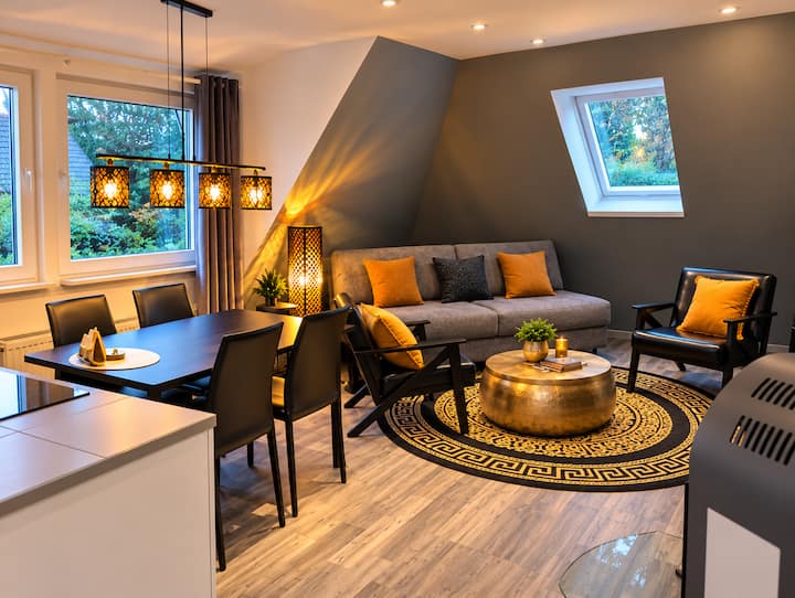 Stilvolle Ferienwohnung Hamburg  Kamin  2 Sz! - Hamburg