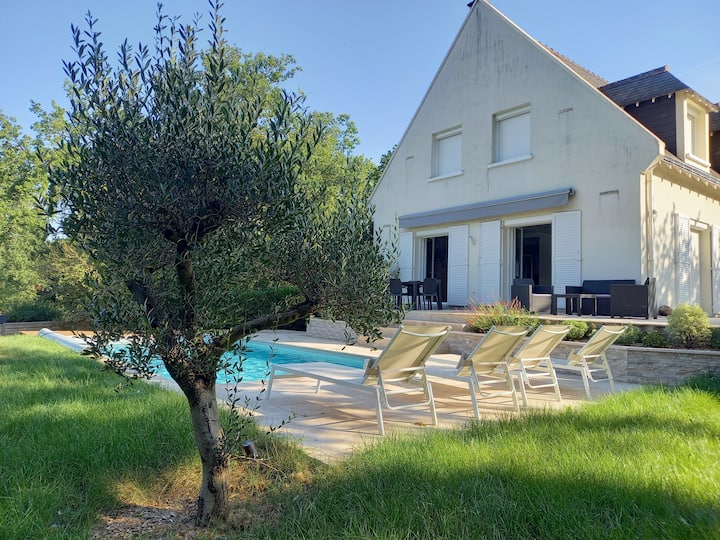 Grande Maison Piscine Tours & Châteaux De La Loire - Tours