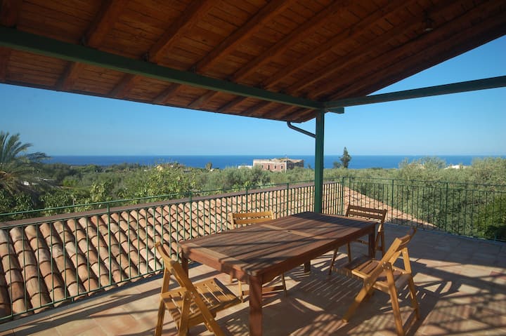 Casa Lucrezia Al Paradiso 6 Campagna E Vista Eolie - Milazzo