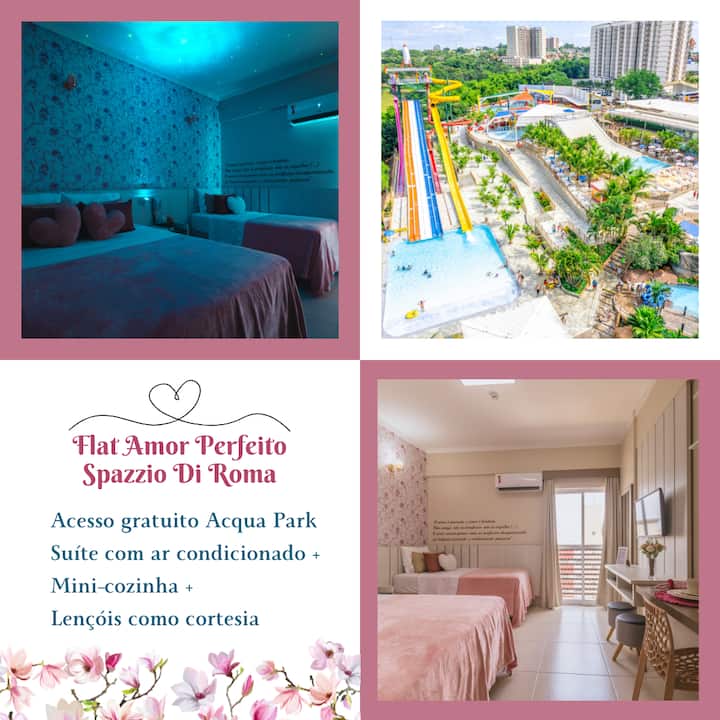 Spazzio Flat Amor Perfeito C/ Acqua Park - Ap 717 - Caldas Novas