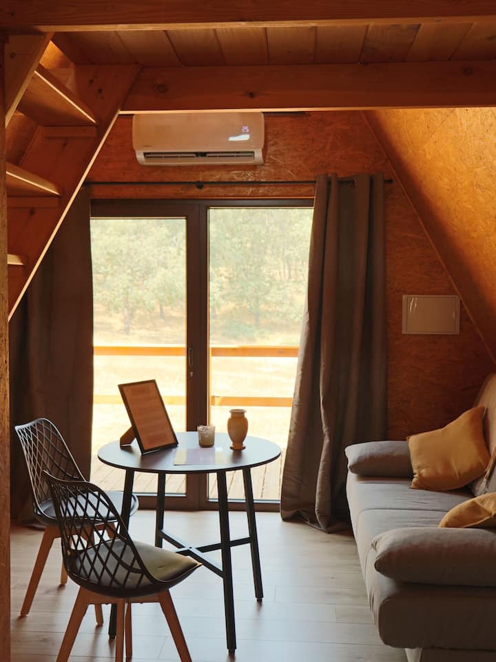 Cabaña Alpina Familiar - El Roble Glamping - Spain