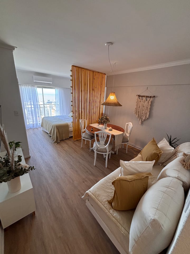 Exclusivo Monoambiente Con Vista Al Mar - Mar del Plata