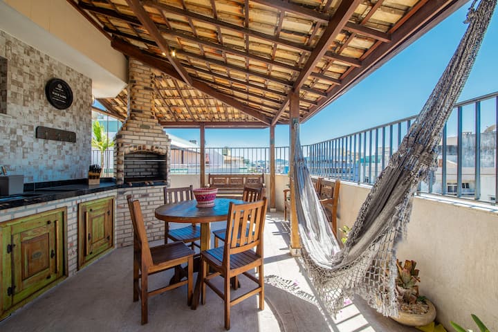 2 Vagas Duplex Cobertura 5 Min A Pé Praia Do Forte - Brésil
