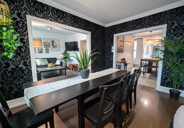 Limoilou Urbain | 8 Pers • 2 Ch • Clim • 2 Parking - Quebec, Canadá