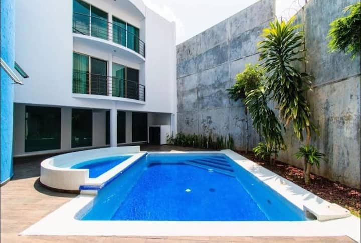 Depto. Cómodo Y Amplio Con Piscina Tabasco 2000 - Villahermosa