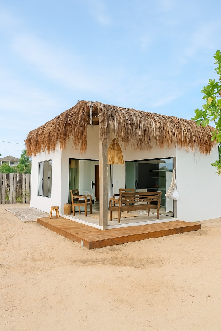 Chalé Areia Fina Caraíva Com Cozinha - Brasil