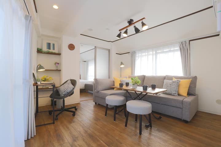 9 Min To Ikebukuro,15 Min To Shinjuku/5ppl/cozy35㎡ - 도쿄도