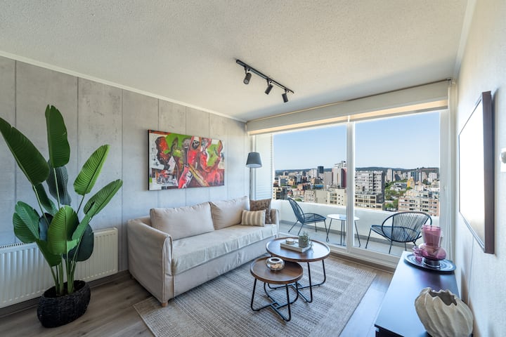 Gran Depto. 1d1b/hermosas Vistas/gym/piscina - Concepción, Chile