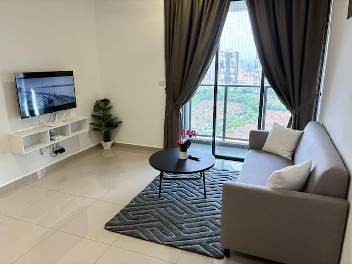 Self Check-in 3br Condo@puchong |Free Parking+wifi - Puchong