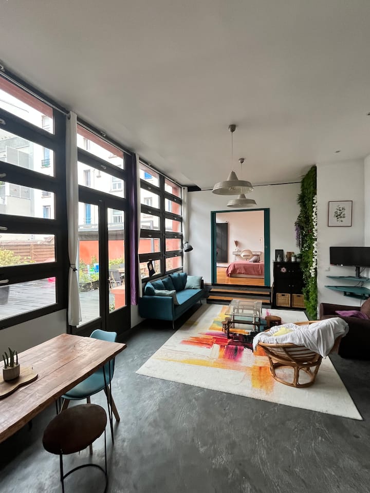 Chic Family Loft | Stade De France, Proche Paris - Quartier de Belleville