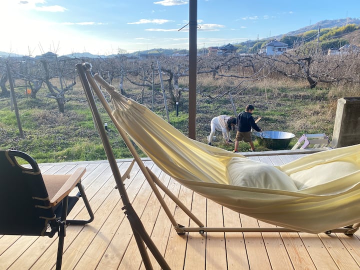 2000m2の柿畑と一軒家を丸ごと貸切｜のんびり田舎で家族時間 - 하시모토시